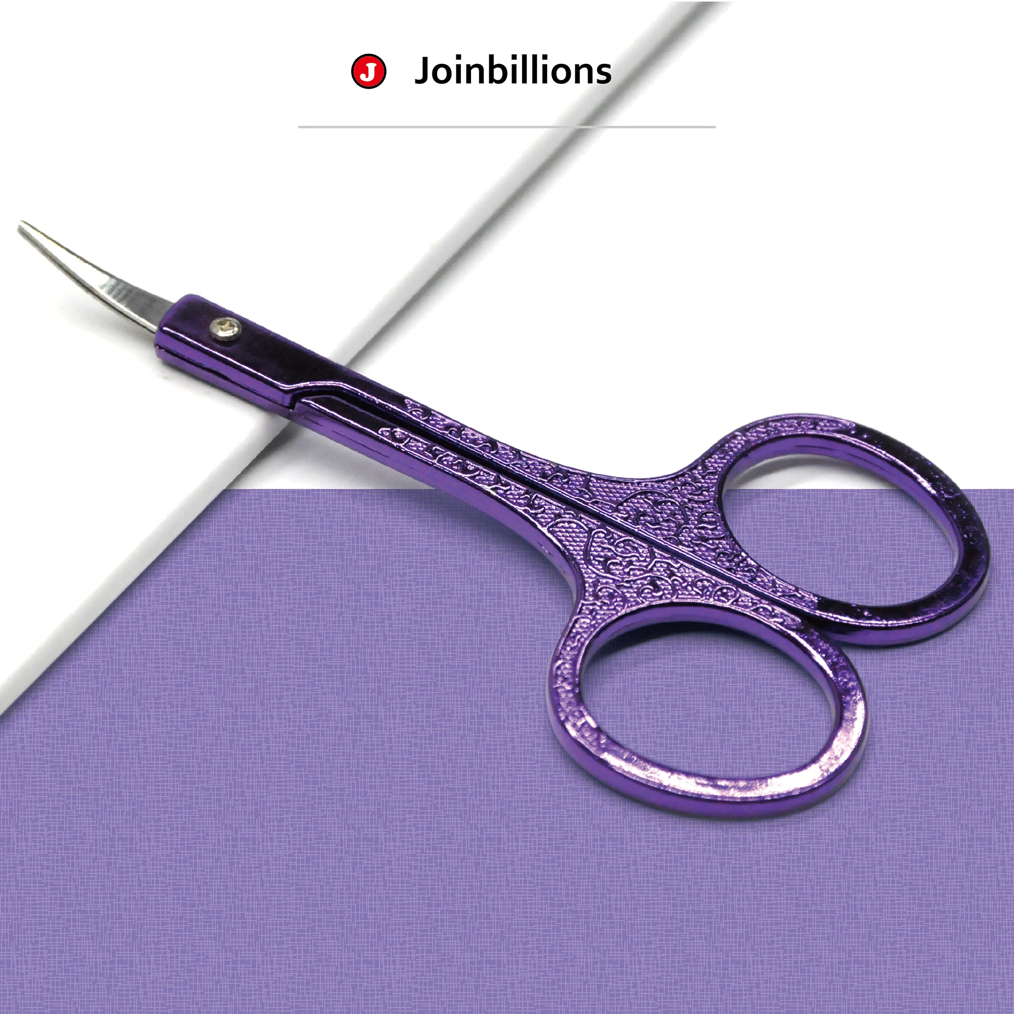 Colorful Steel Makeup Scissors Beauty Tools Eyebrow Non Cuticle Hair ...