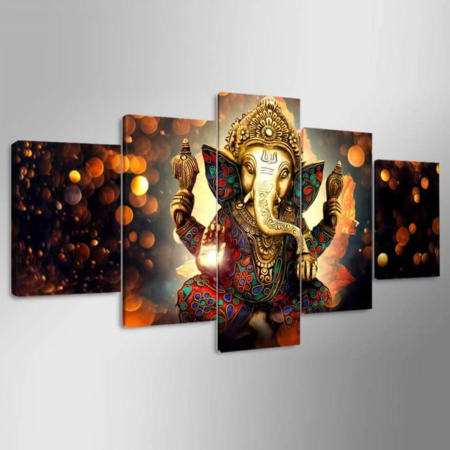 Lord Ganesha Paintings Modern Hd