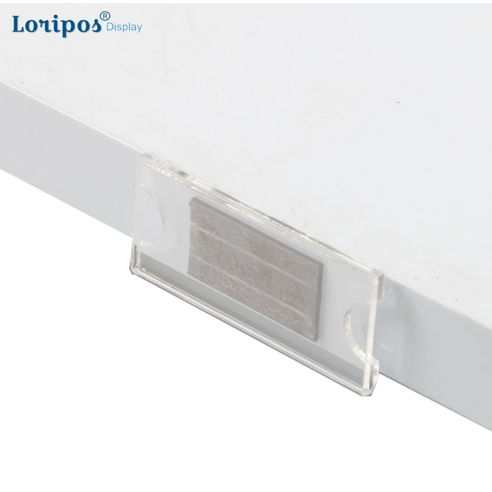 Magnetic-Label-Holders-Acrylic-Data-Card-Holder-Paper-Inserts-Clear ...