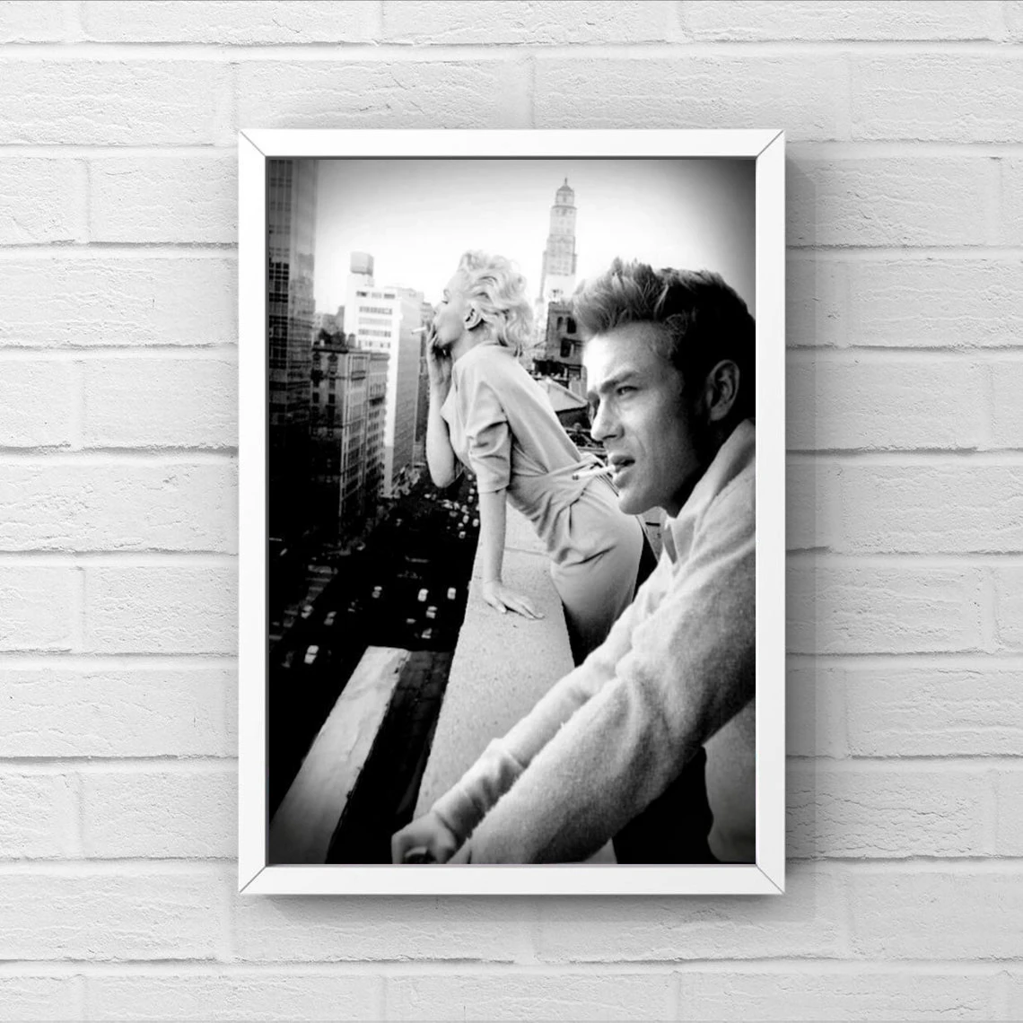 Marilyn Monroe Smoking Poster