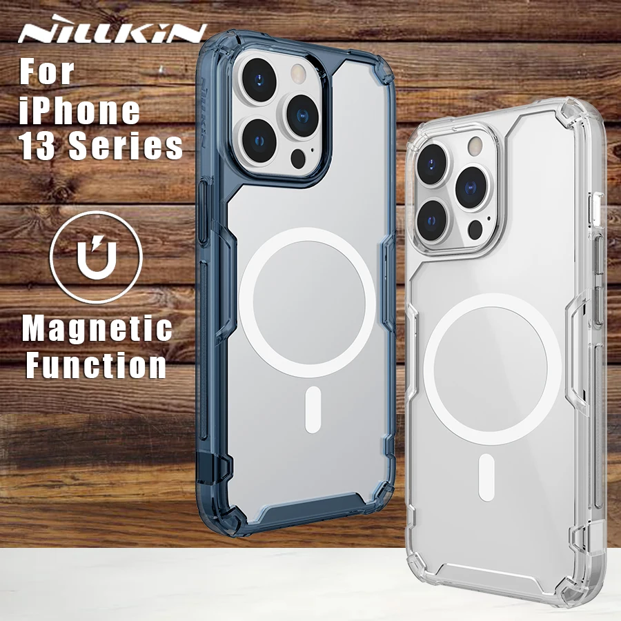 Nillkin For Iphone 13 Pro Max Case Magnetic Adapt Magsafe Tpu Pro Case ...