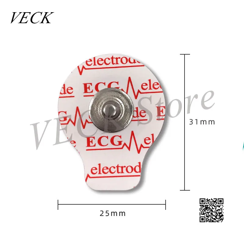 EKG Elektrokardiogram Elektroda Patch Orang Dewasa Anak PE Sekali Pakai ...