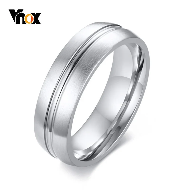 Stainless Men Wedding Bands | Simple Wedding Bands Men | Mens Rings ...