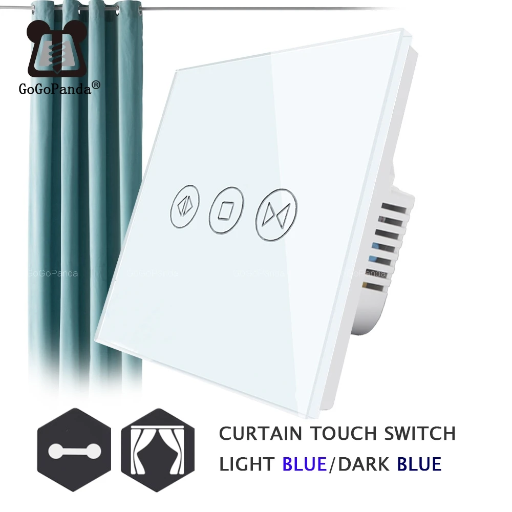 Free Shipping New EU Standard Electric Wall Curtain Controller Smart ...
