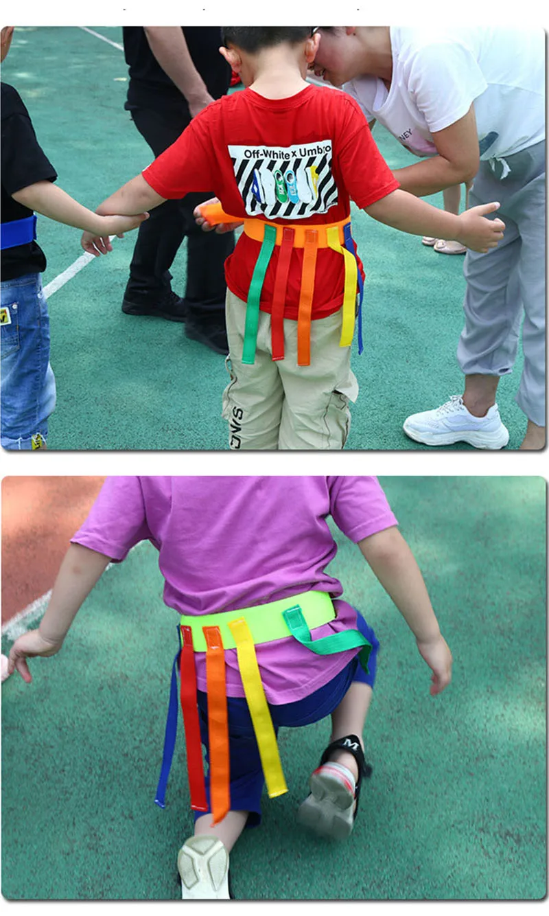 5 queues orange - Ceinture de gilet attrape-queue pour enfants ...