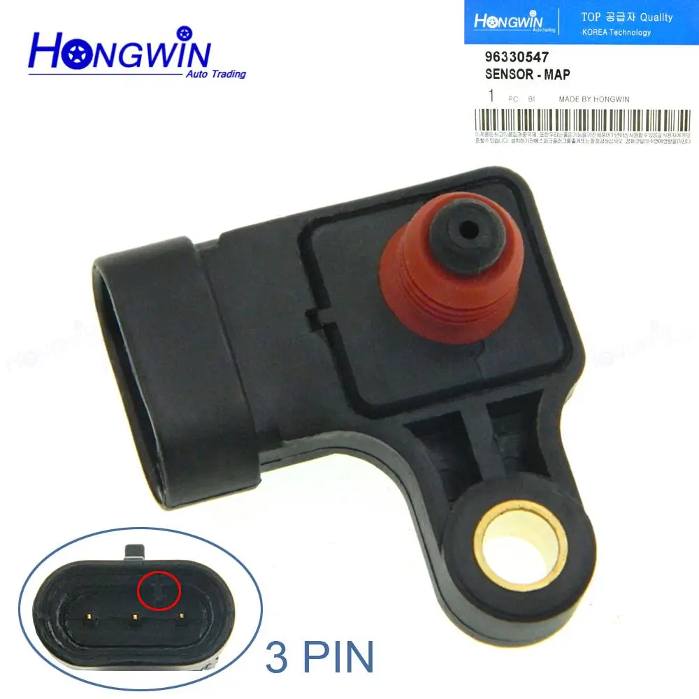 96330547-Pressure-MAP-Sensor-Fits-Chevy-Aveo-1-4L-Daewoo-Matiz-Kalos-2 ...