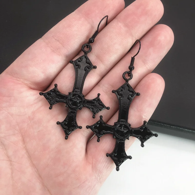 Floral Inverted Cross