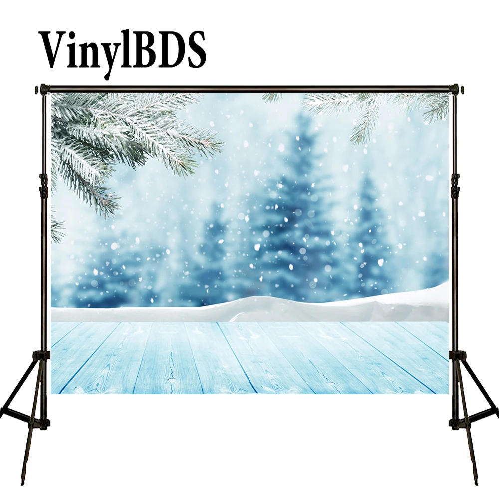 Vinylbds fotografia scenic backdrops arbol de navidad madera piso de ...