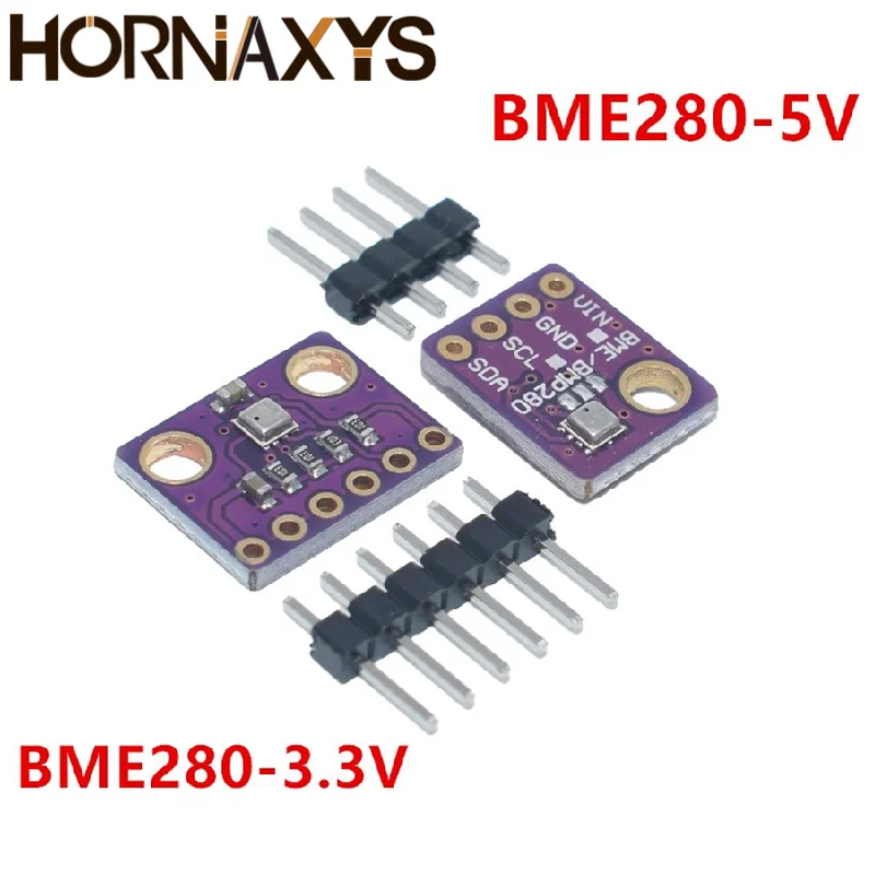 1-10PCS-BME280-5V-3-3V-Digital-Sensor-Temperature-Humidity-Barometric-Pressure-Sensor-Module-I2C ...