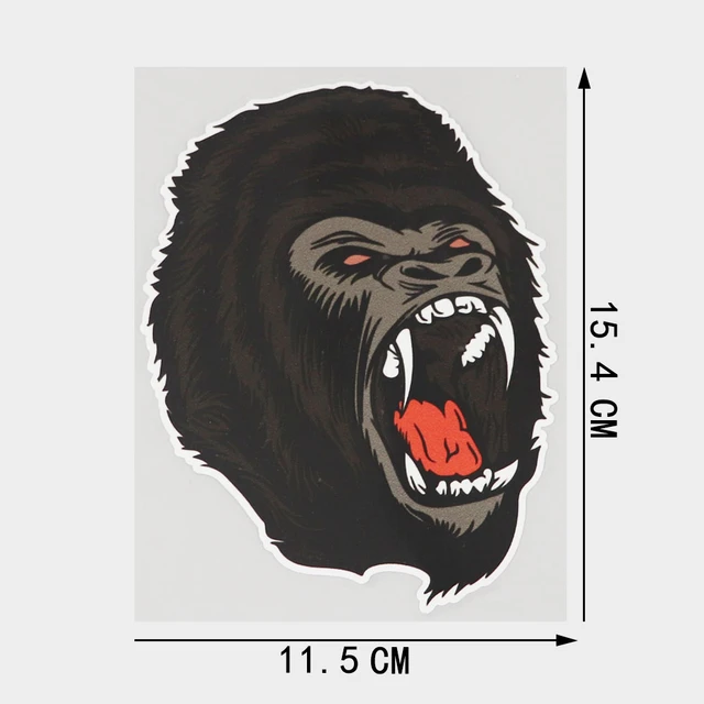 Angry Screaming Gorilla Face Drawing