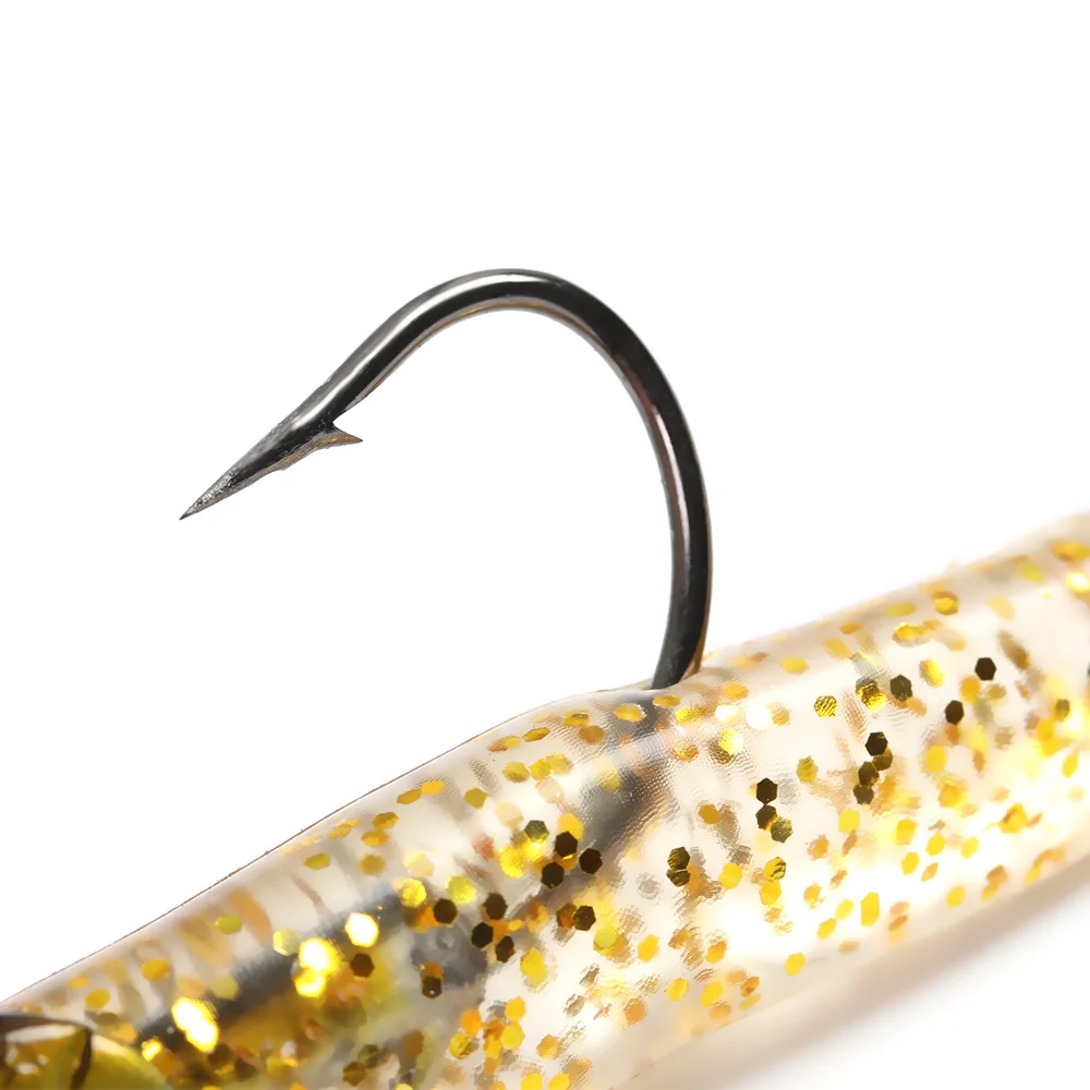 Pêche,Leurre phosphorescent en Silicone souple phosphorescent avec tête ...