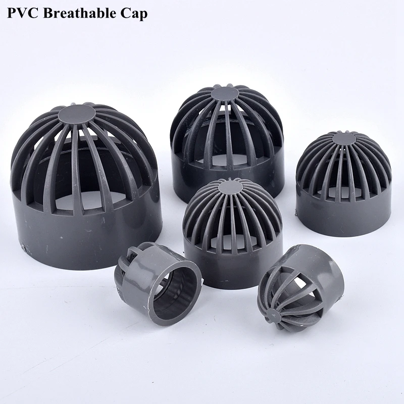 1-3Pcs-Grey-20-110mm-PVC-Breathable-Cap-Air-Duct-Vent-Cover-Cap ...