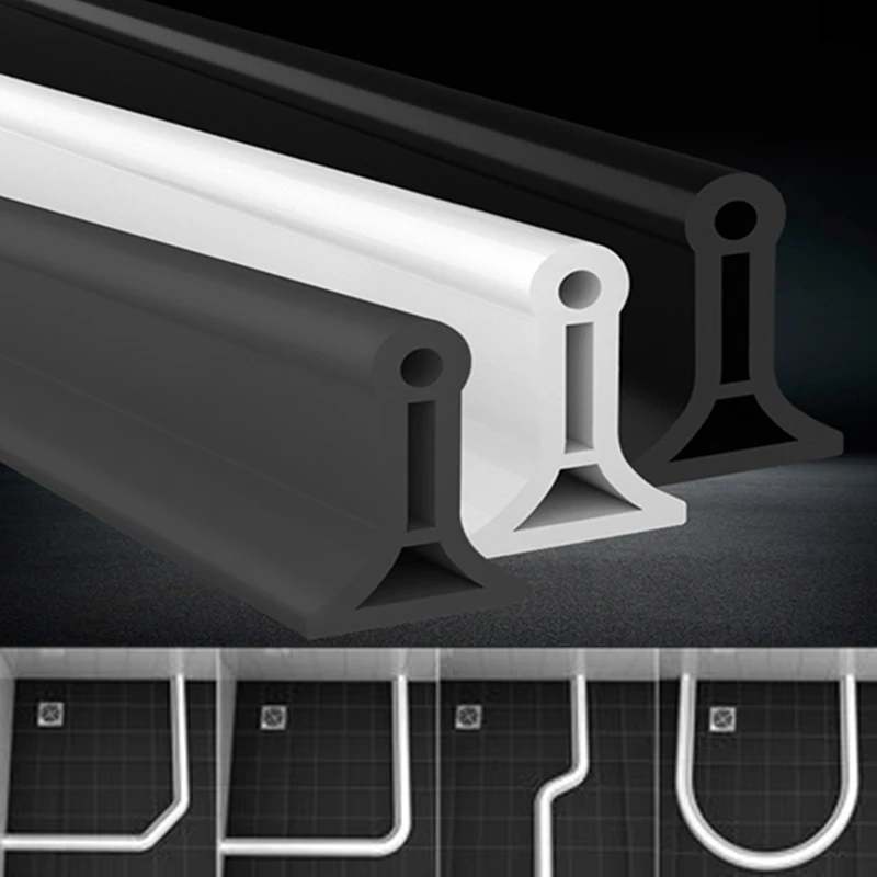 1pcs Silicone Water Retaining Strip For Sink Basin Stove Water Stopper ...