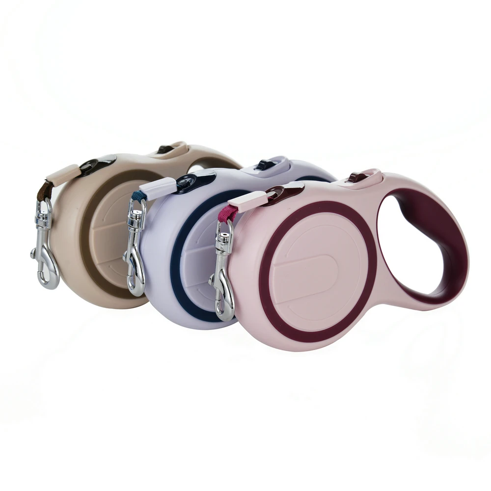 Durable Dog Leash Automatic Retractable Nylon Dog Lead Extending Puppy ...