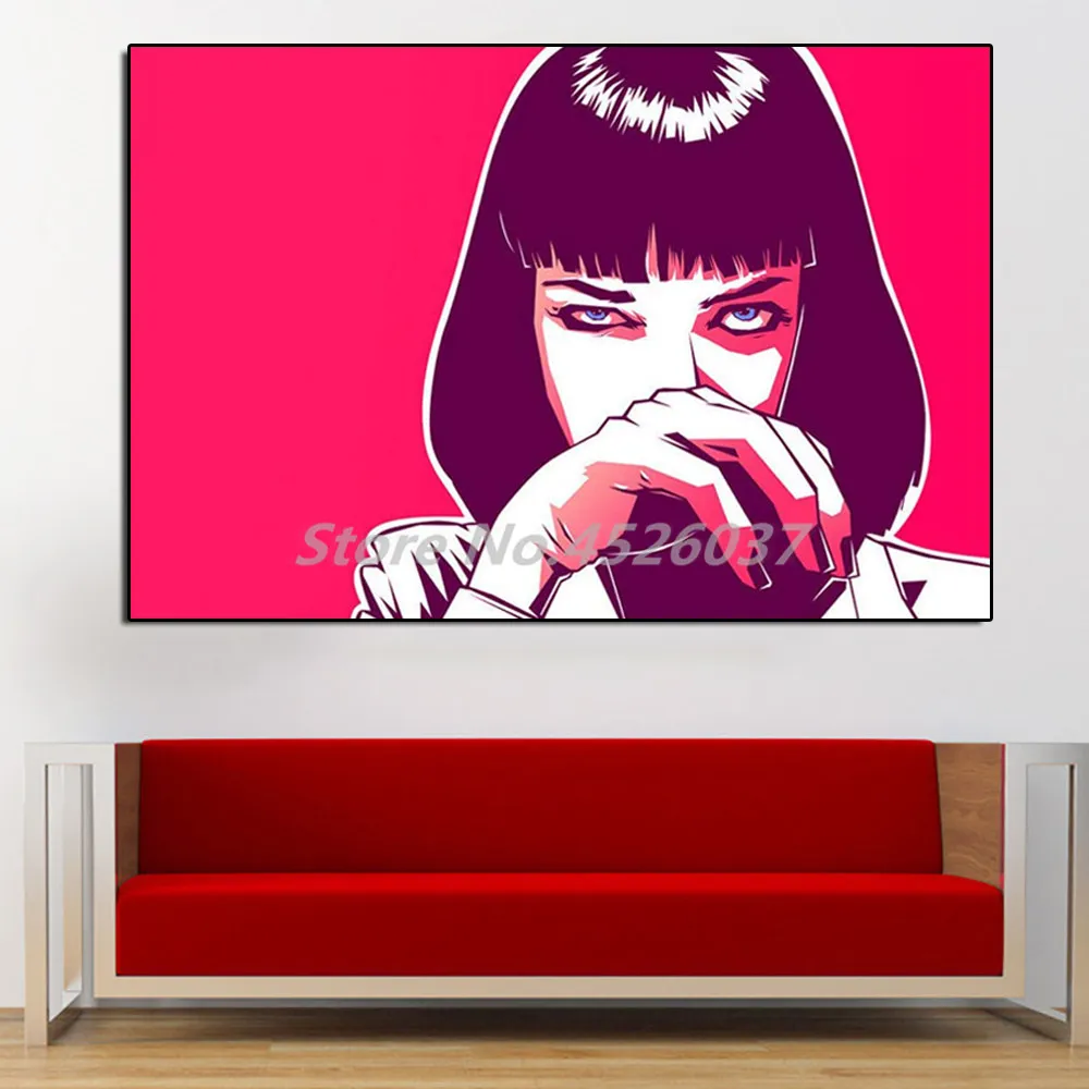 Pulp Fiction Uma Thurman Poster