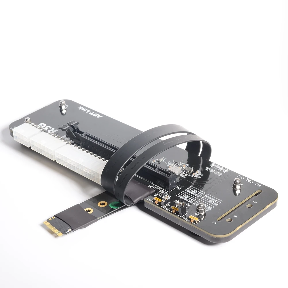 Borda M.2 Nvme Ao Conector Pcie X16 Adt-link Pcie X16 Para M.2 Nvme ...