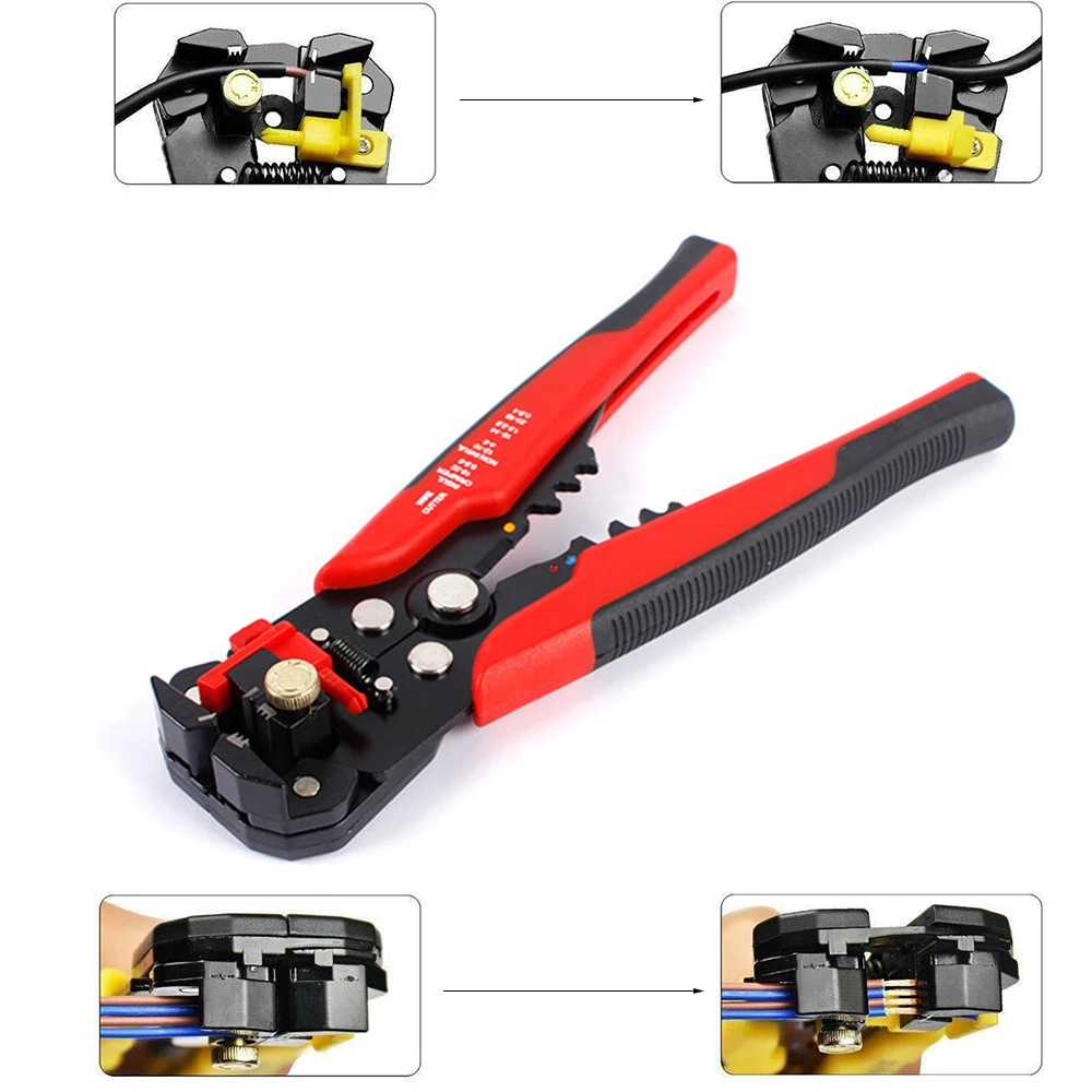 Hand Wire Stripper Multitool Pliers Crimping Electrical Crimper Plier ...