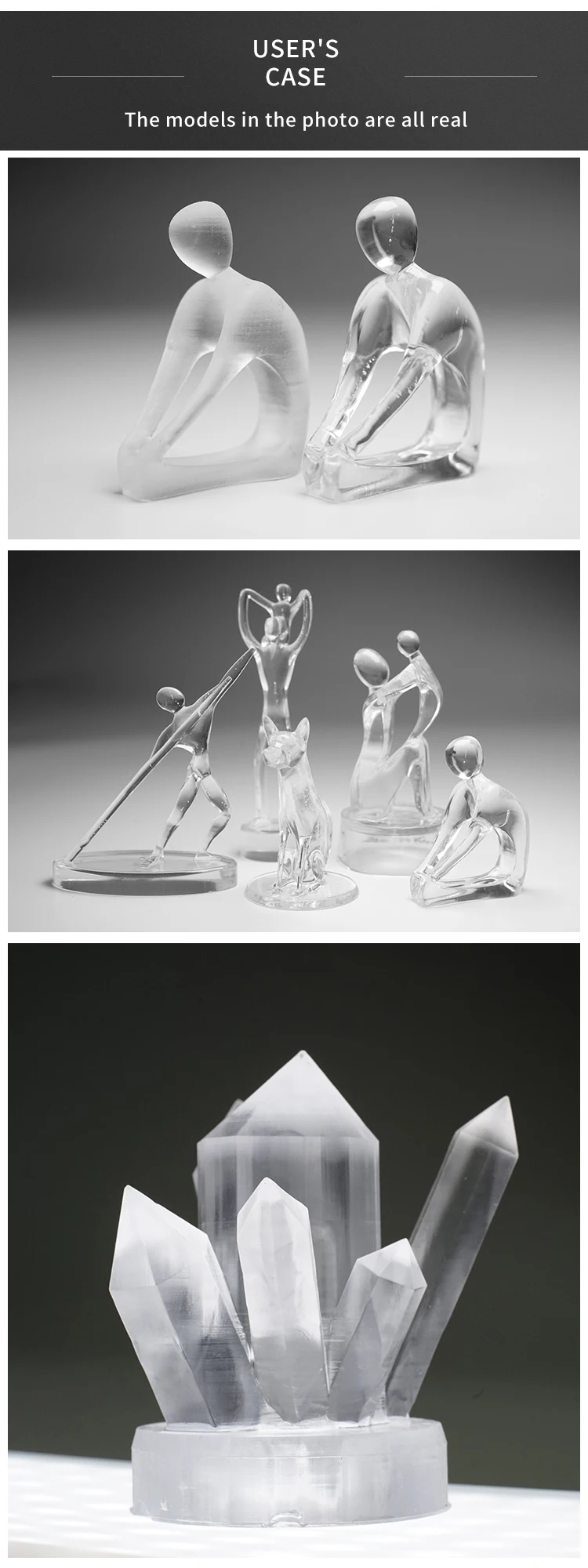 The heat distortion temperature of the resin is 50~60℃, it is not ...