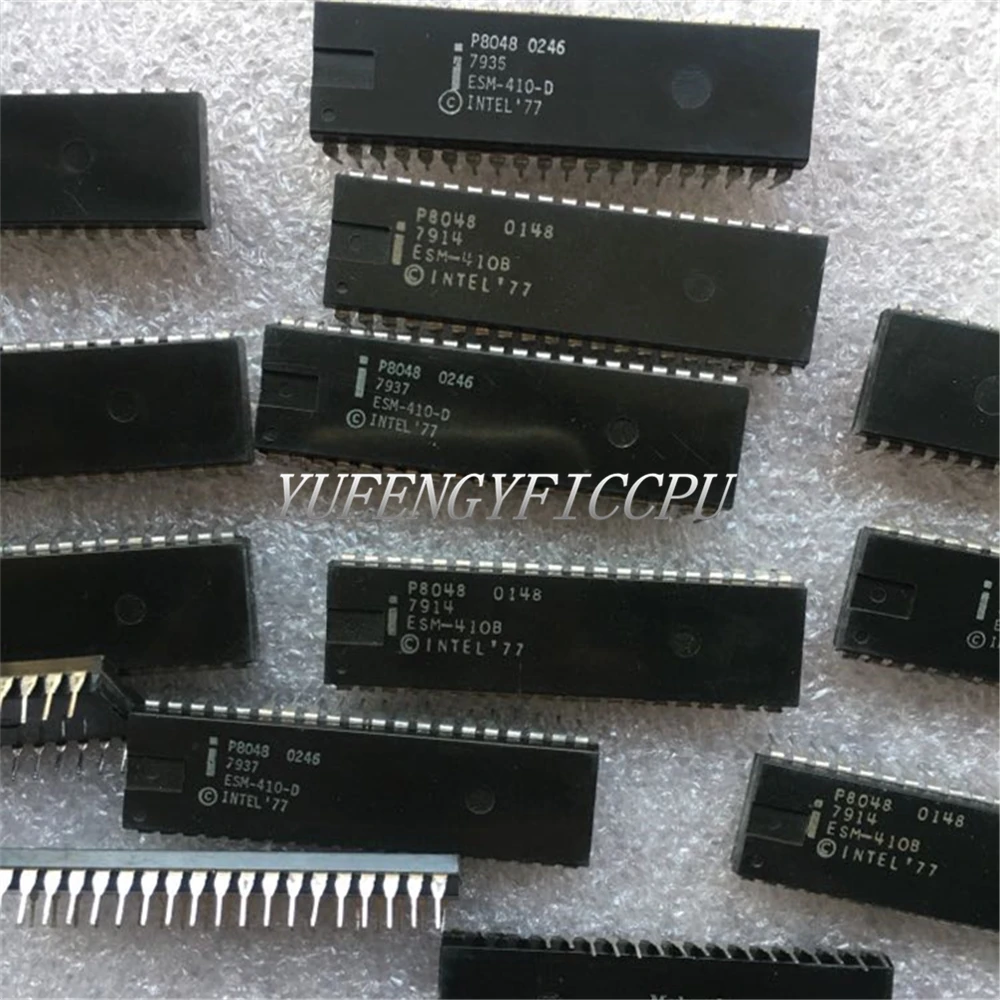 Intel P8048 Esm-410 Antigo Cpu Coleção Testemunho Da História Antigo ...