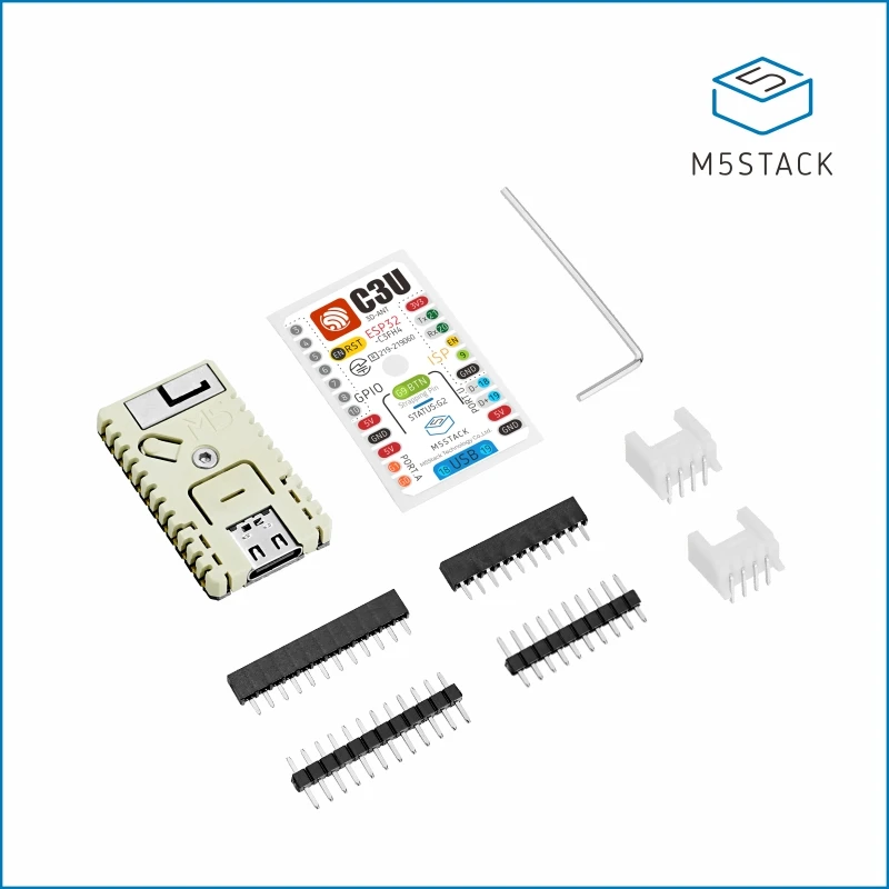 M5スタックの公式m5スタンプc3uメイト (ピンヘッダー付き)| | - AliExpress