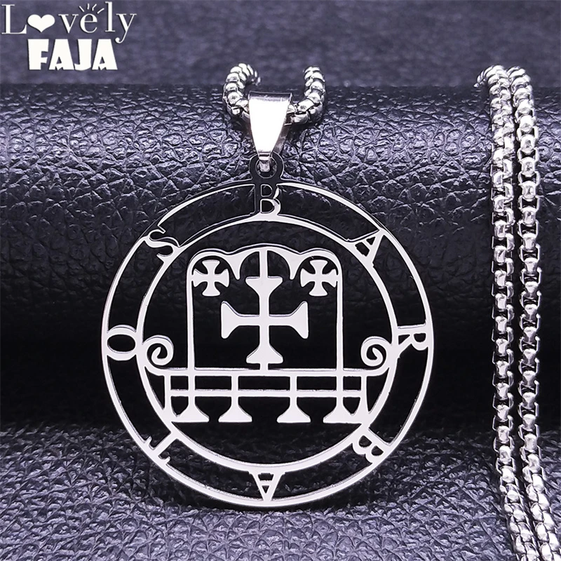 Sigil Of Barbatos Seal Satan Stainless Steel Paimon Sceal Chain ...