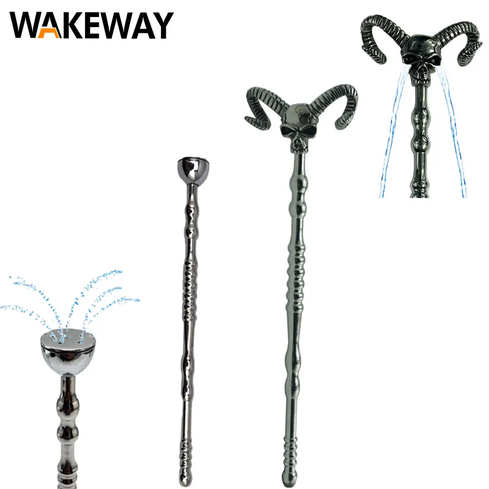 WAKEWAY new metal stainless steel shower head catheter toy urethral ...