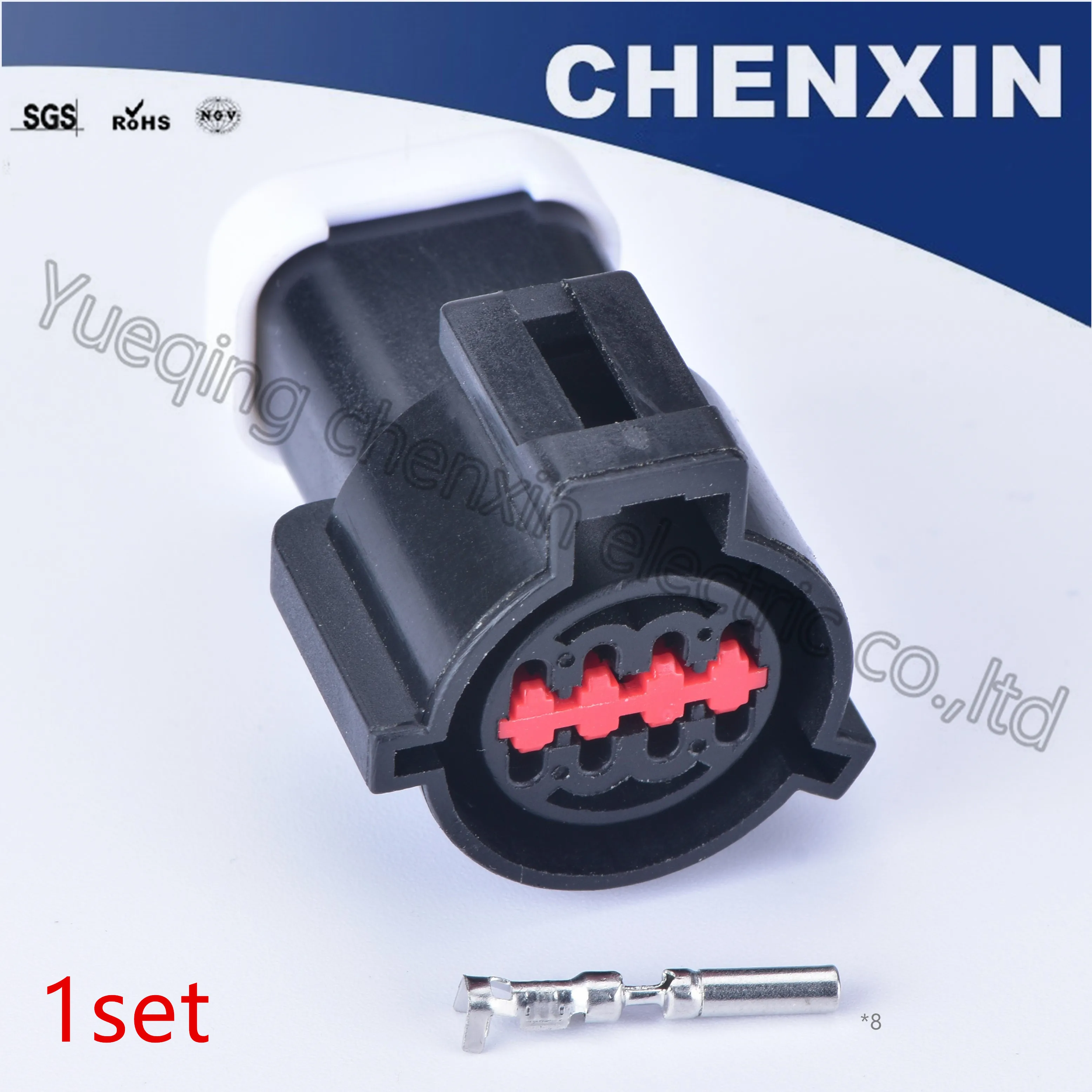 Black-8-pin-car-waterproof-auto-connectors-female-auto-connector ...