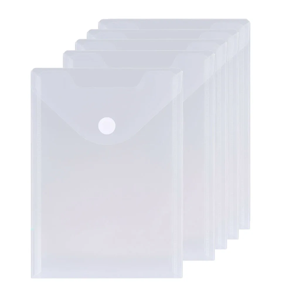 Large-A5-Size-Clear-Plastic-Small-Envelopes-with-Hook-Loop-Ploy ...