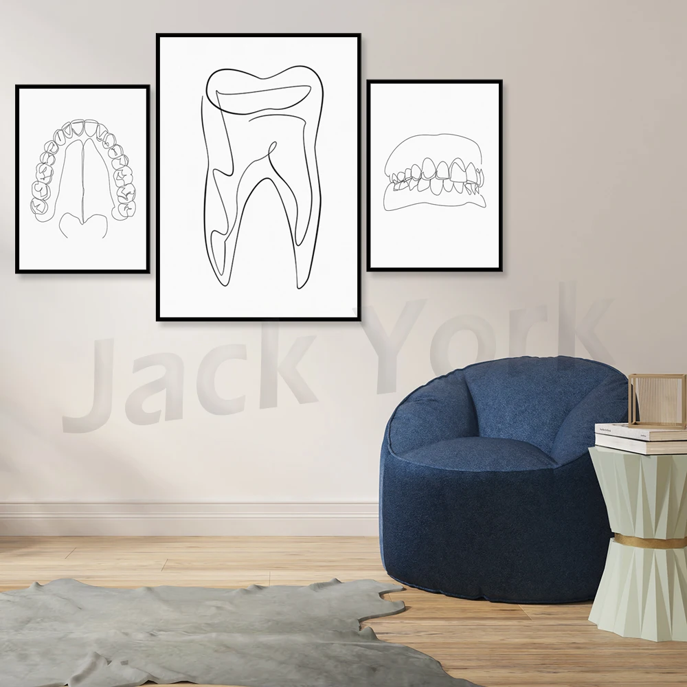 Painting Canvas Art Dental | Dental Office Wall Decor | Paintings ...