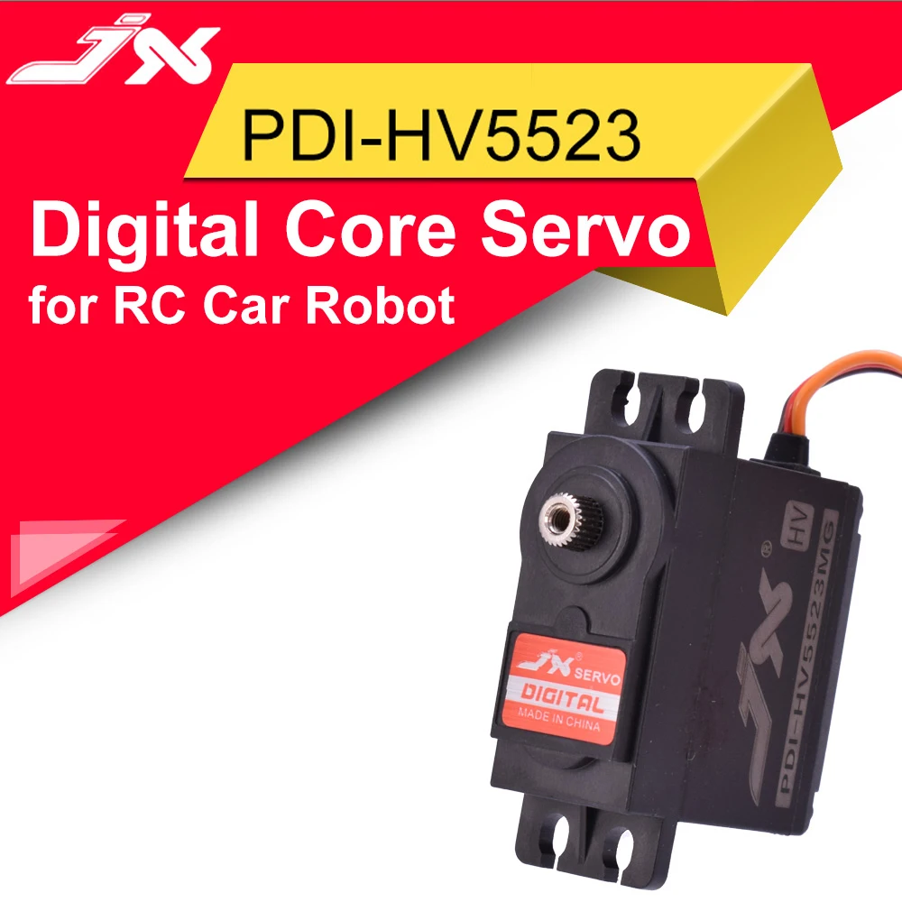 JX PDI HV5523 HV High Voltage 23kg Metal Gear Digital Core Servo with ...