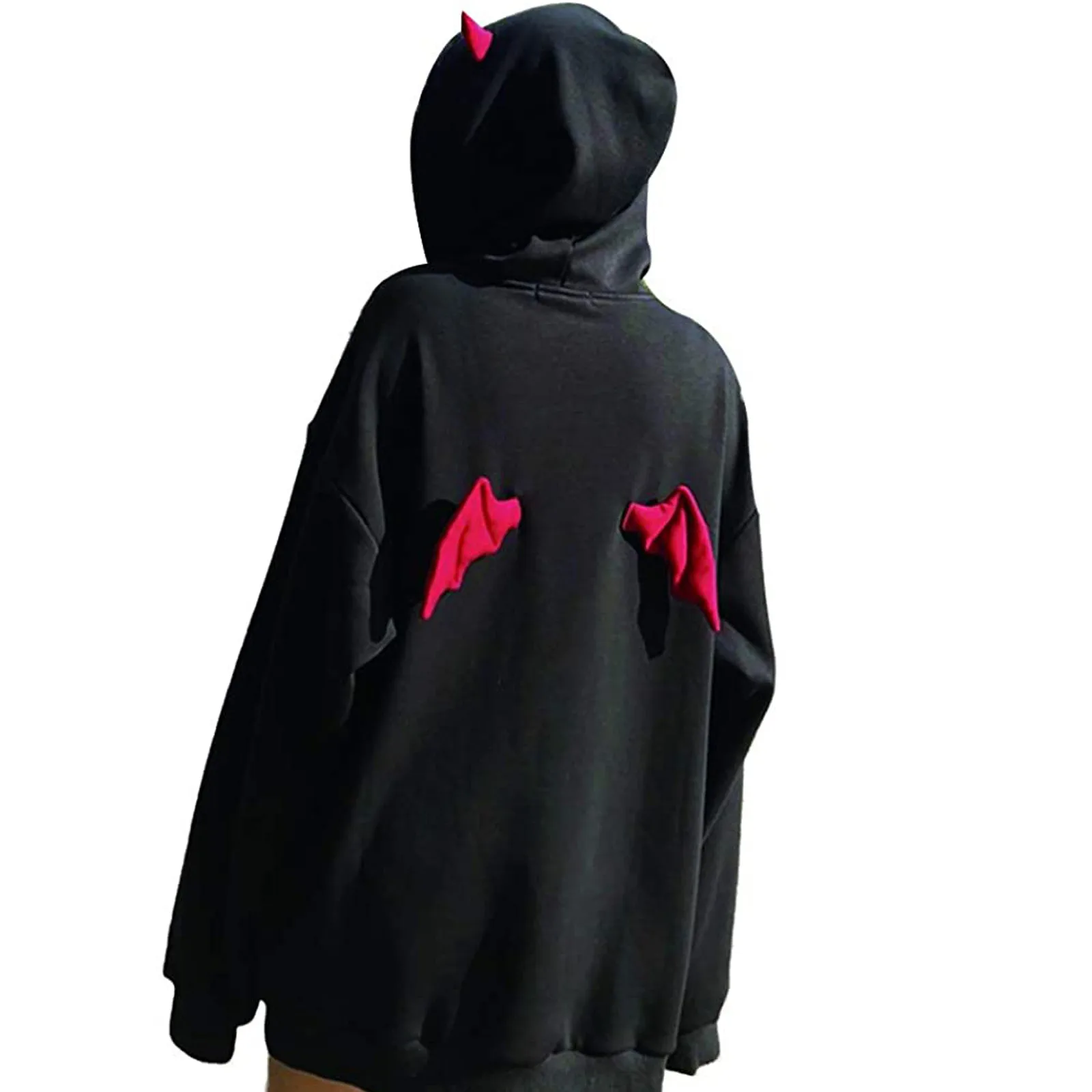 Harajuku-Hoodies-Girl-Little-Devil-Horns-Gothic-Hooded-Sweatshirts ...
