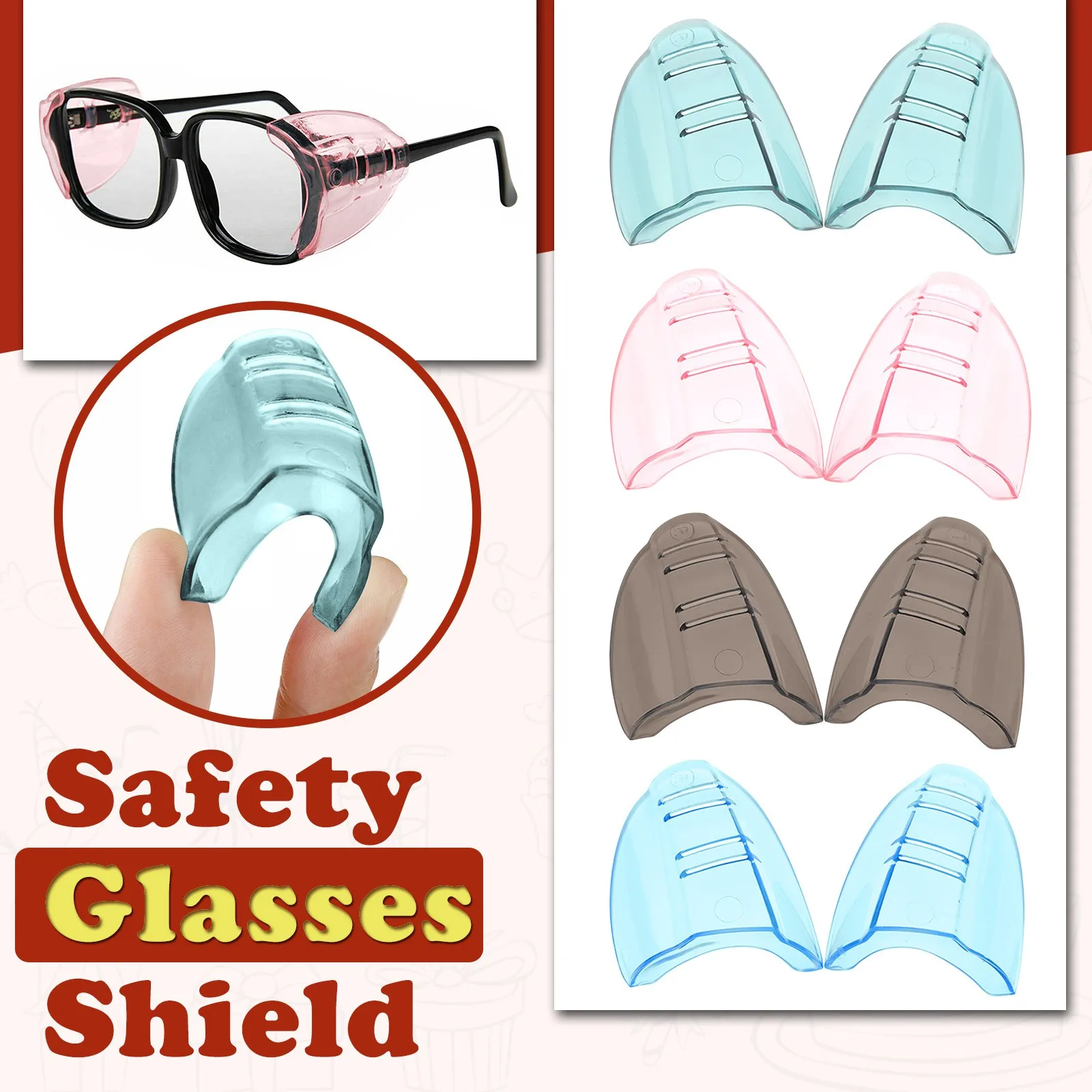 1-Pairs-Side-Shields-For-Eye-Glasses-Slip-On-High-Quality-Safety ...