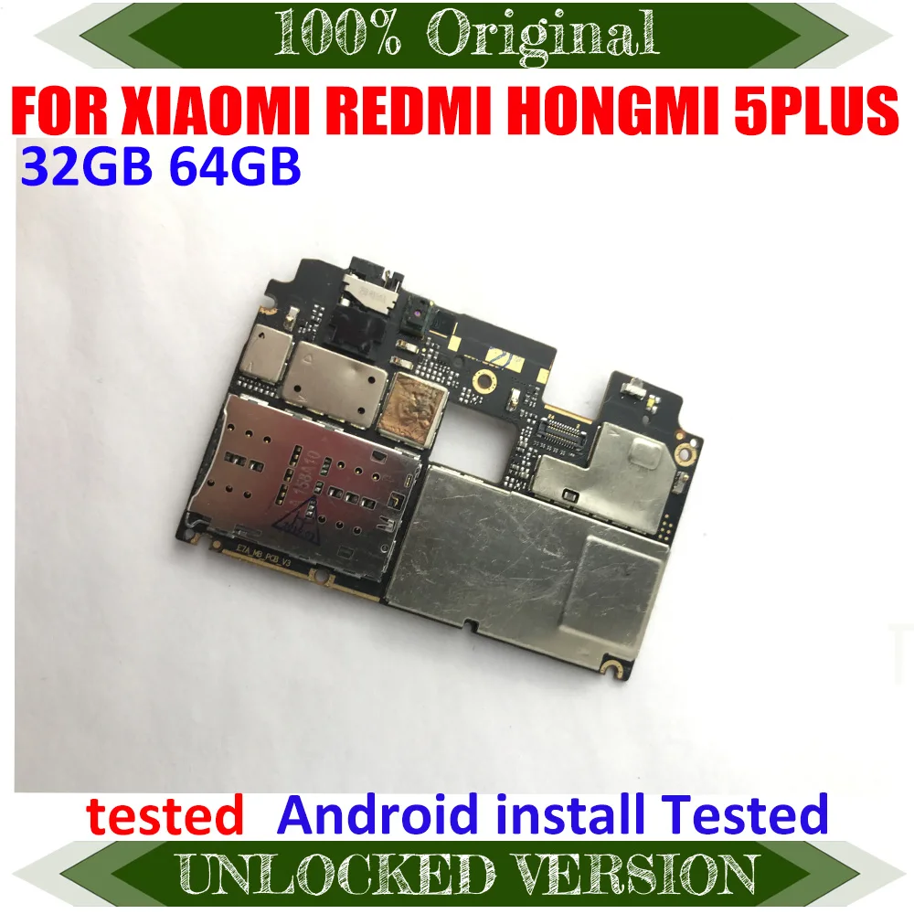 GOOD WORKING !!! Original for Xiaomi Redmi 5 Plus Unlocked mainboard ...