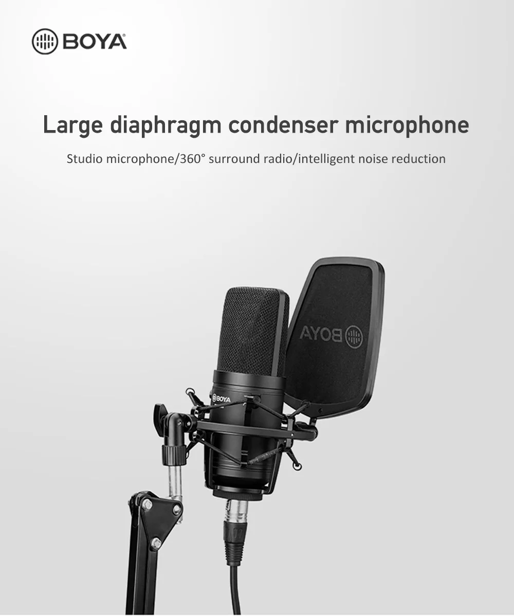 Купить Микрофон BY-M800 BOYA by/m800 Large Diaphragm Microphone ...