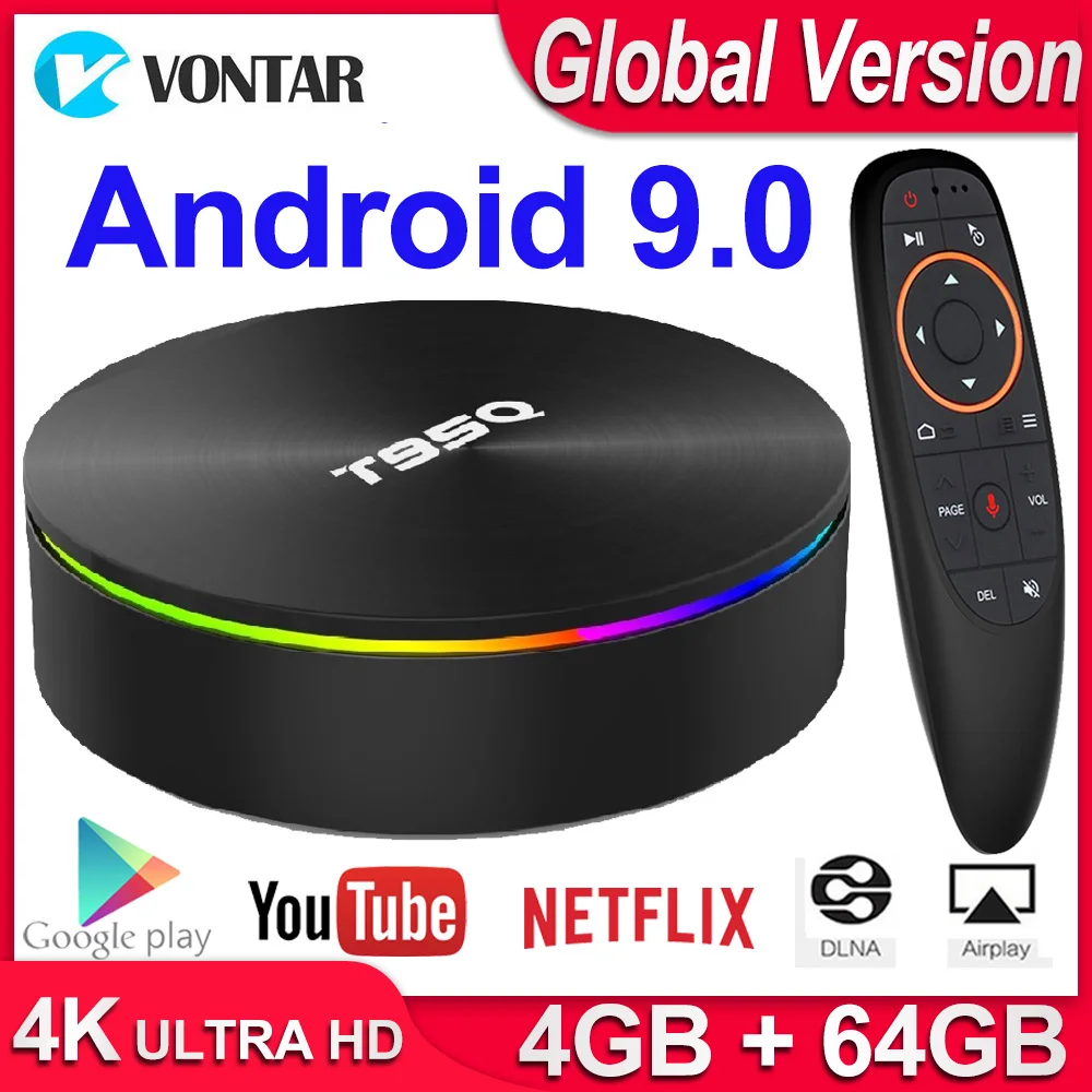 43% Off) Купить T95Q 4K Smart TV BOX Android Box 9,0 4 Гб RAM 32 64 ROM ...