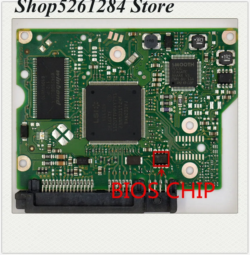 Hard Drive Parts Pcb Logic Board Printed Circuit Board 100617465 For Seagate 3.5 Sata Hdd Data ...