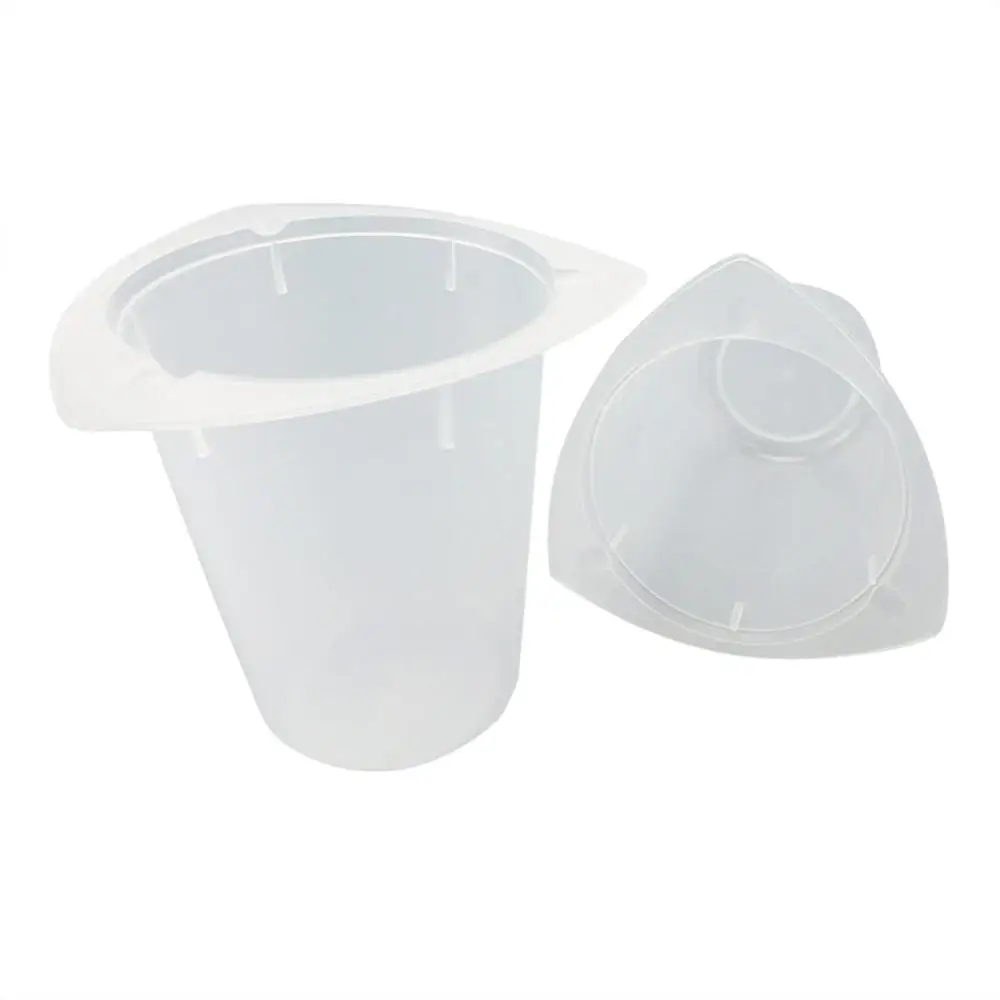 Plastic Sampling Cup Laboratory Tools Triangle Coverless Sampling Cup ...