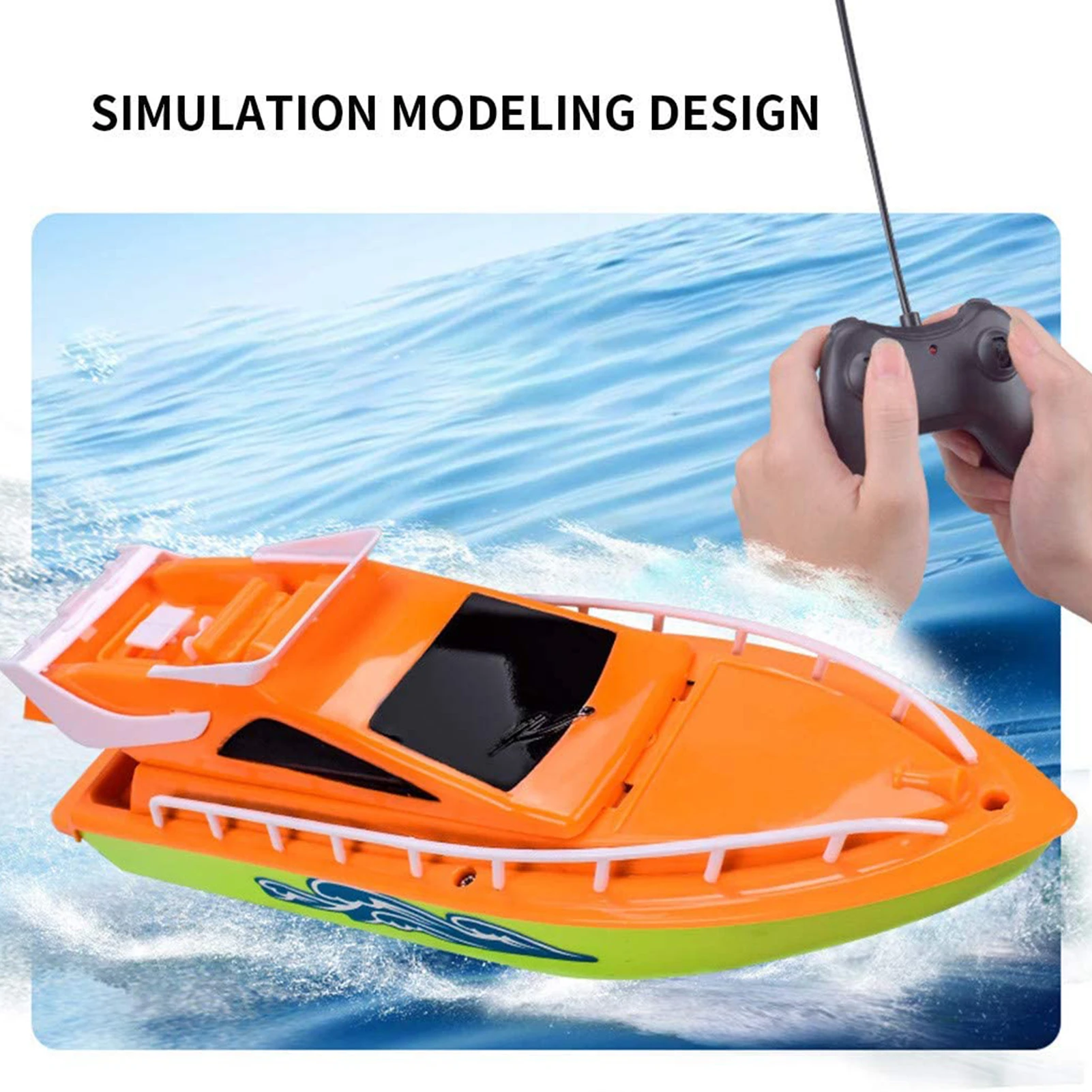 Twin Motor High Speed Boat Easy To Use Remote Control Ship Toys For ...