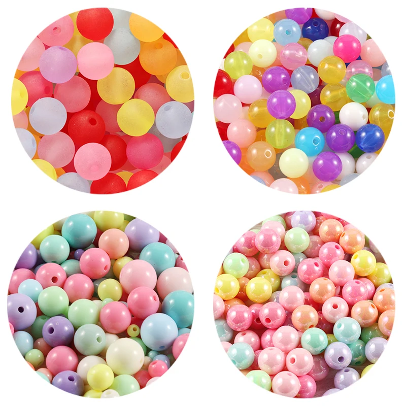 20-100-300-500pcs-lot-4-12mm-Multi-Colors-Acrylic-Round-Beads-For-DIY ...