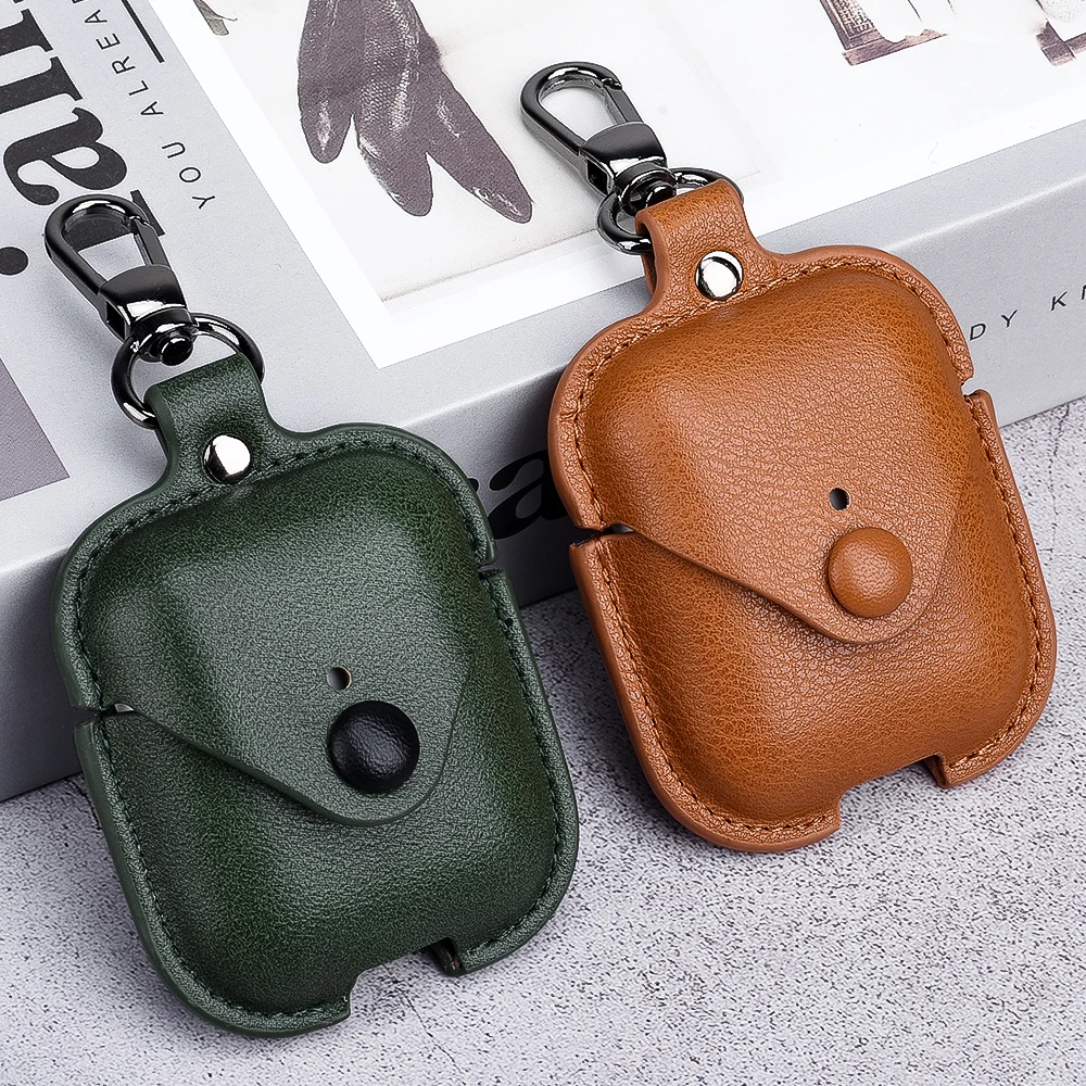Luxury-Leather-Earphone-Protection-Case-For-Apple-AirPods-2-1-Wireless ...