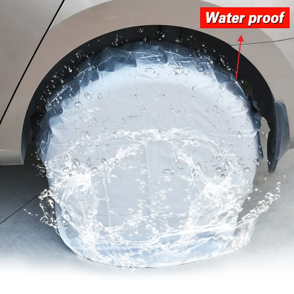 1pc noir-l - Housse de protection de pneu de voiture 32 pouces, sac de ...