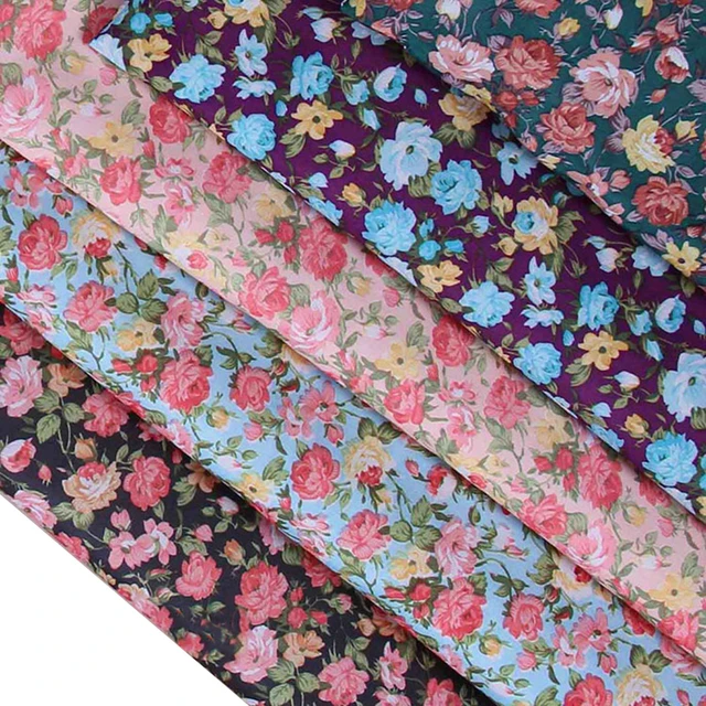 Vintage Rose Pattern Fabric