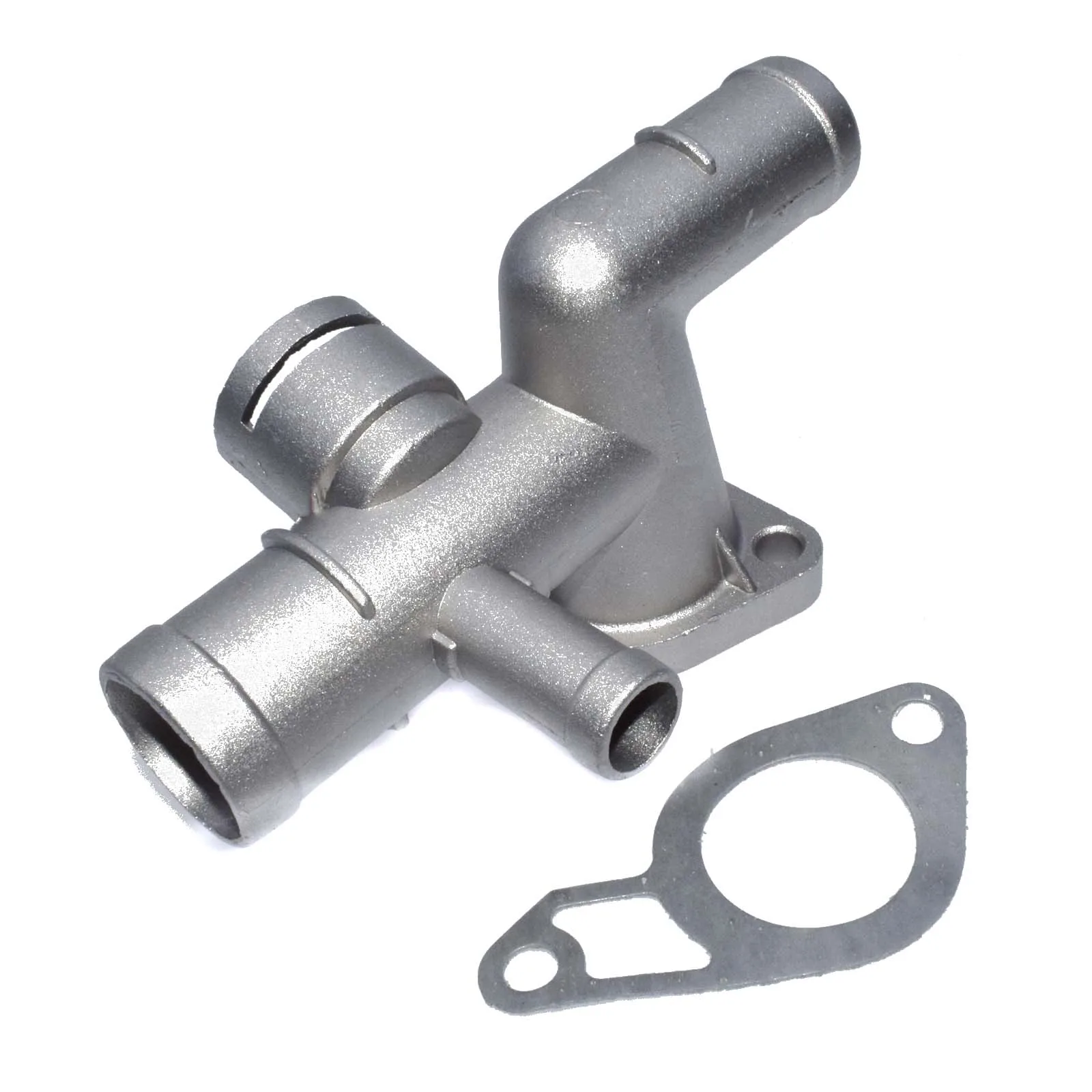 Aluminum Coolant Thermostat Radiator Water Flange Pipe Connector For ...