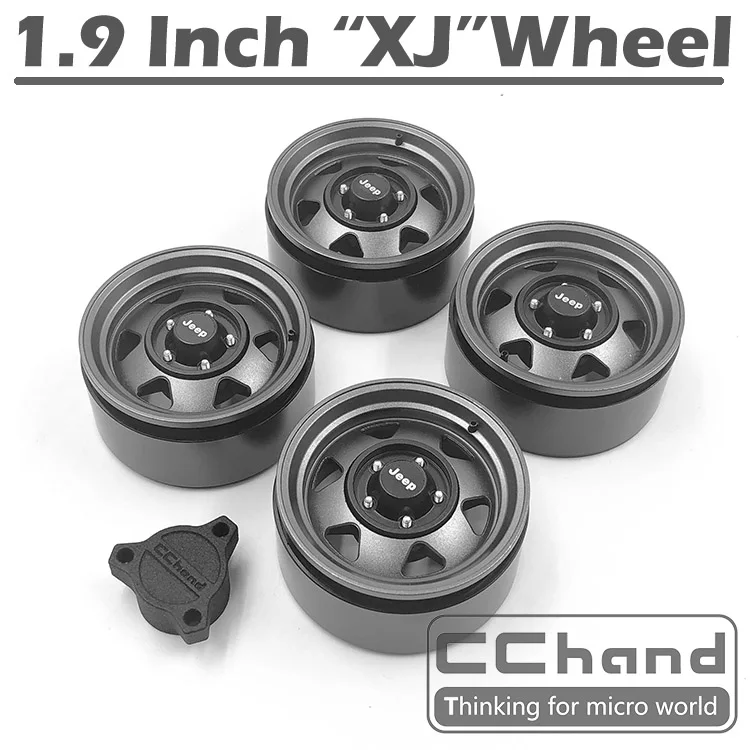 Cchand Cnc Alloy 1.9 Inch Wheel Hub For Axial Xj 90046 1/10 Crawler Rc ...