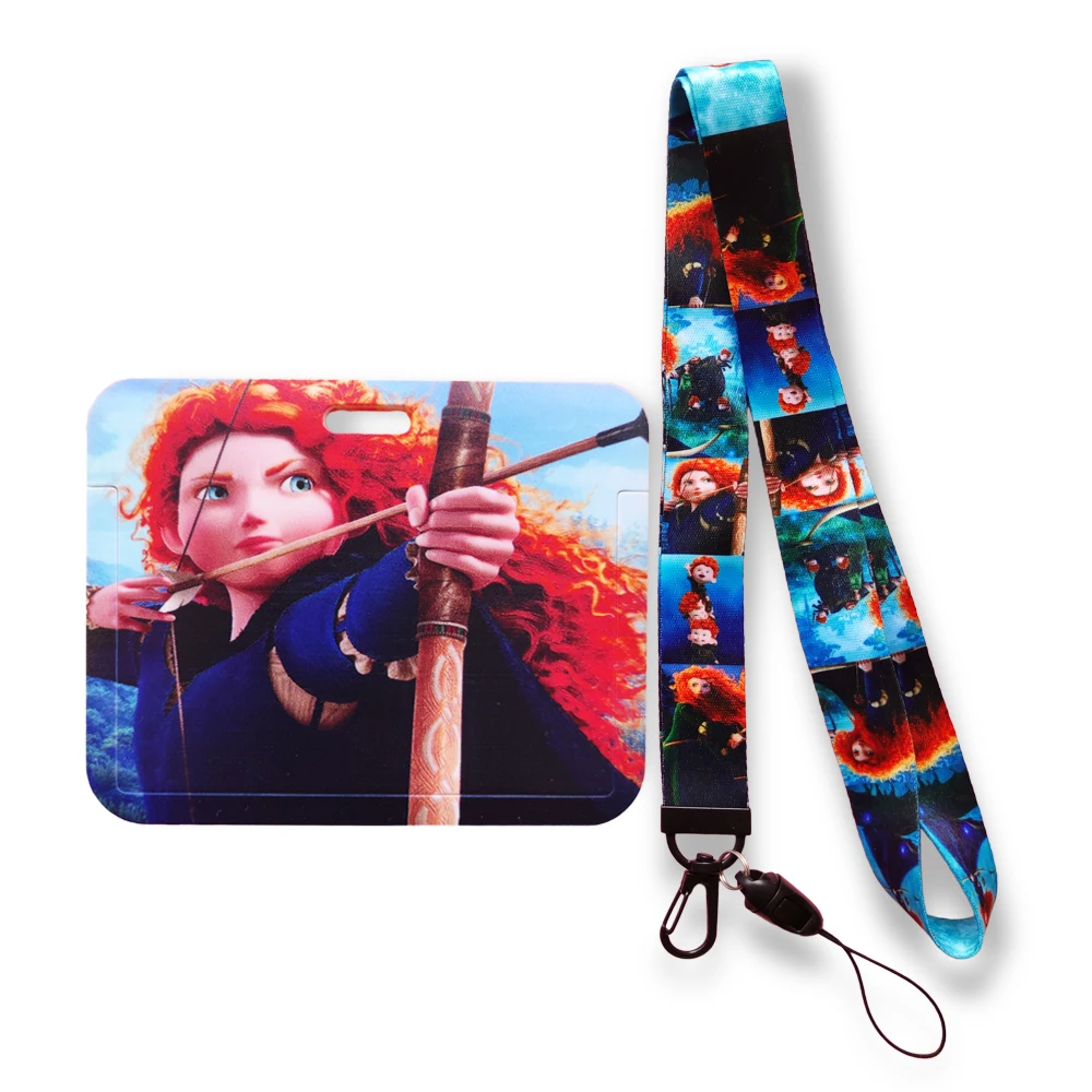 Horizontal Disney Brave Women Bank Card Holder Students Bus Card Case ...