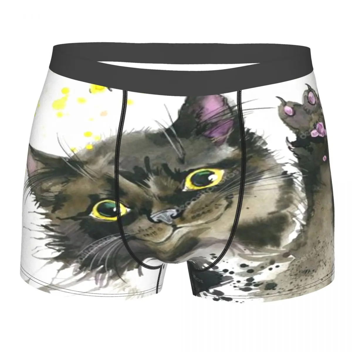 Calzoncillos-b-xer-para-hombre-ropa-interior-Sexy-bonita-de-gato-gatito ...