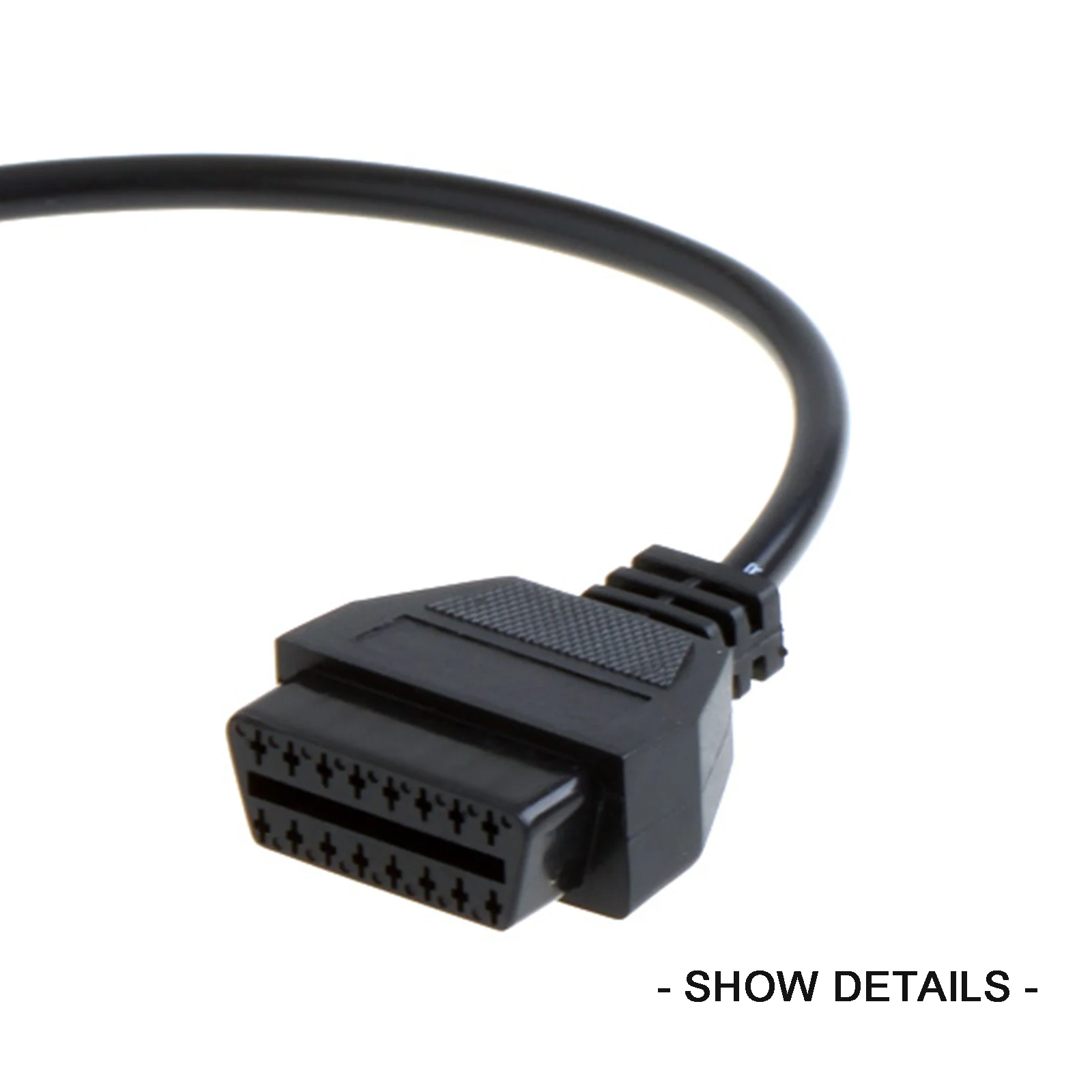 Fekete Mb 38 Tűs És 16 Tűs Obd2 Obd Ii Diagnosztikai Adapter A ...