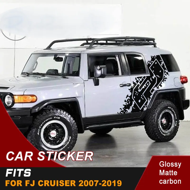 Car-Stickers-Fit-For-TOYOTA-FJ-CRUISER-2007-to-2023-Side-Body-FJ-Letter ...