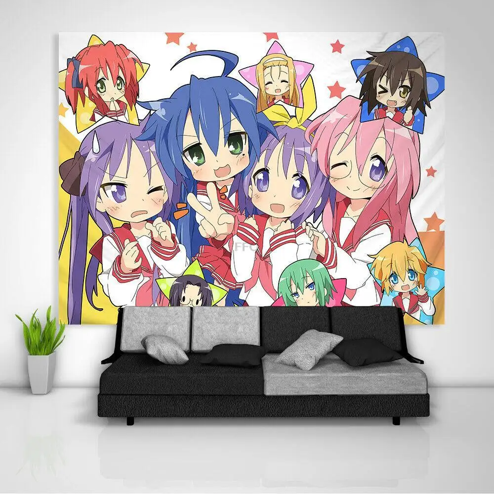 FFO Lucky Star Izumi Konata Tapestry Wall Hanging Anime Japan Saitama ...