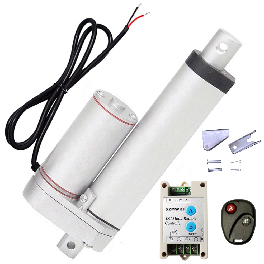Multi function 100mm/4Inch Stroke Linear Actuator &Wireless Remote ...